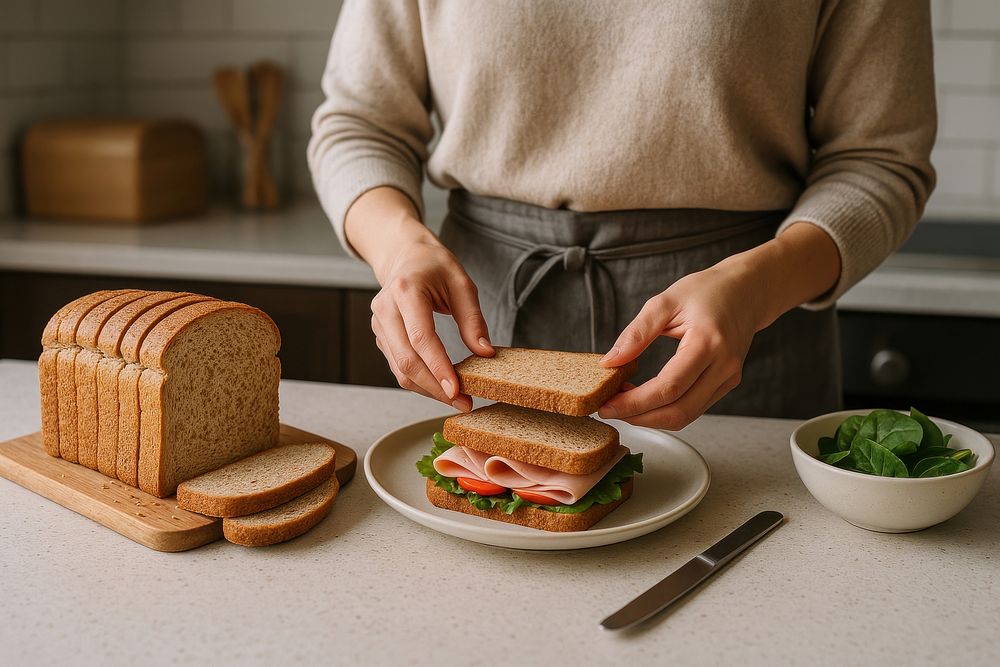Homemade sandwich preparation process. | Free Photo - rawpixel