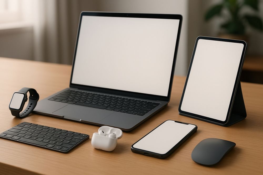 Modern tech devices display setup | Free Photo - rawpixel