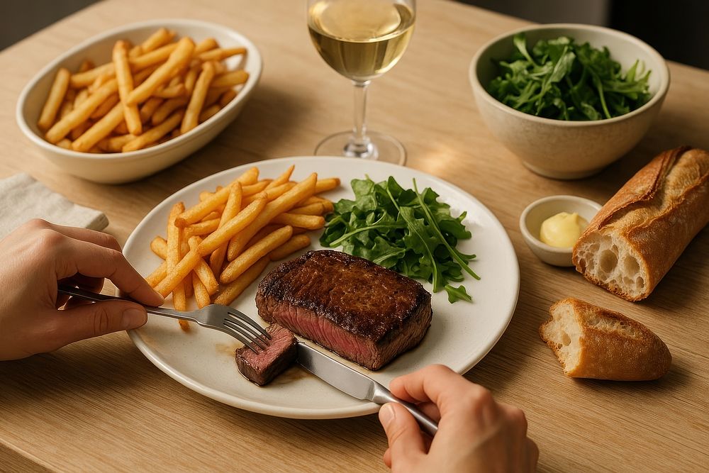 Gourmet steak dinner delight. | Free Photo - rawpixel