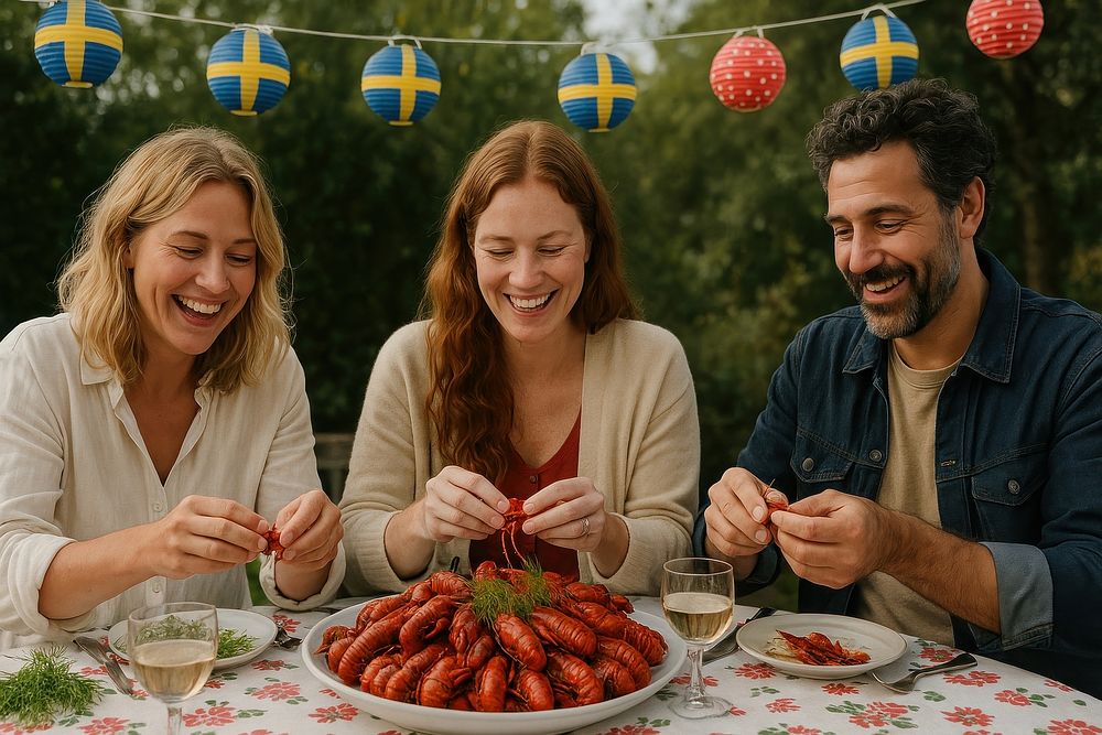 Joyful outdoor crayfish celebration | Free Photo - rawpixel