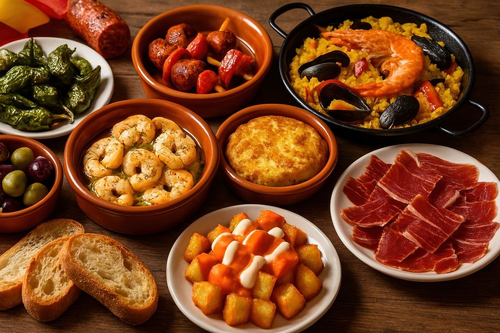 Delicious Spanish tapas variety | Free Photo - rawpixel