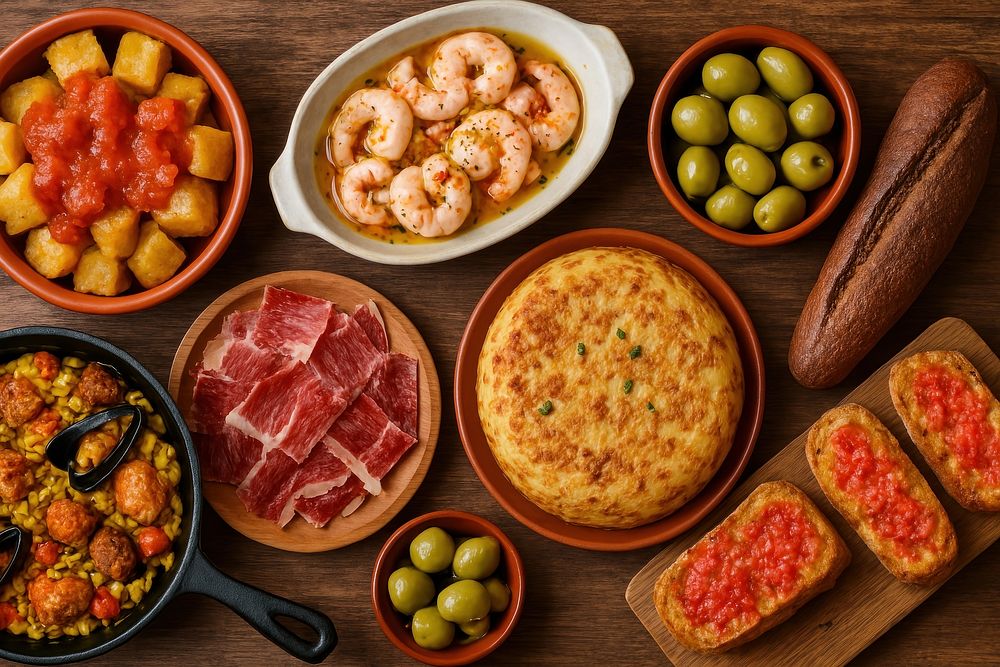 Authentic Spanish tapas variety. | Free Photo - rawpixel