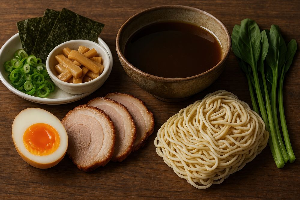Delicious ramen ingredients beautifully arranged | Free Photo - rawpixel