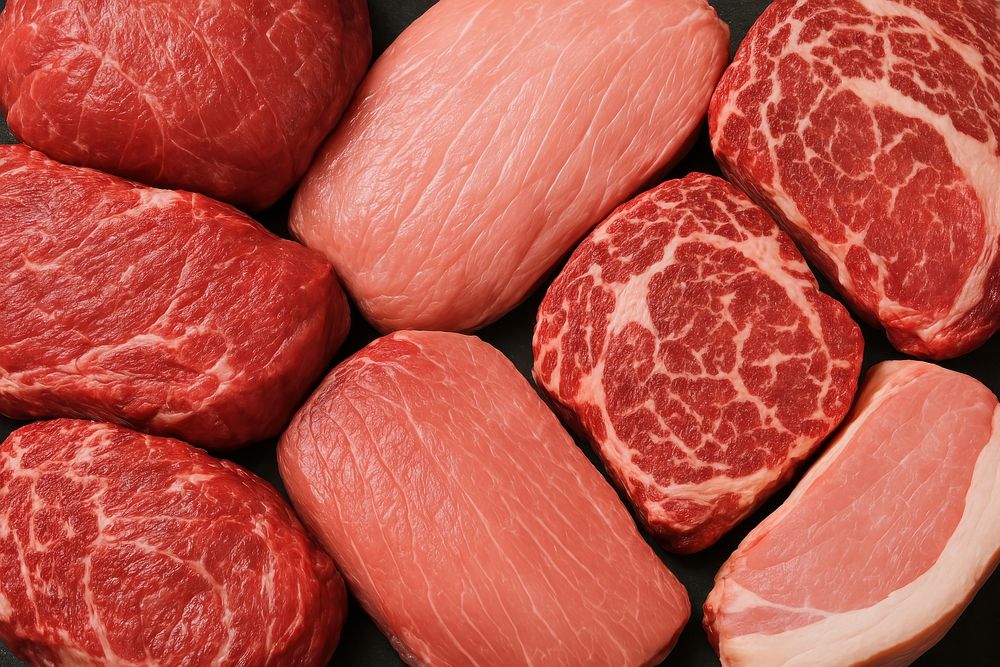 Assorted fresh raw meat cuts | Free Photo - rawpixel