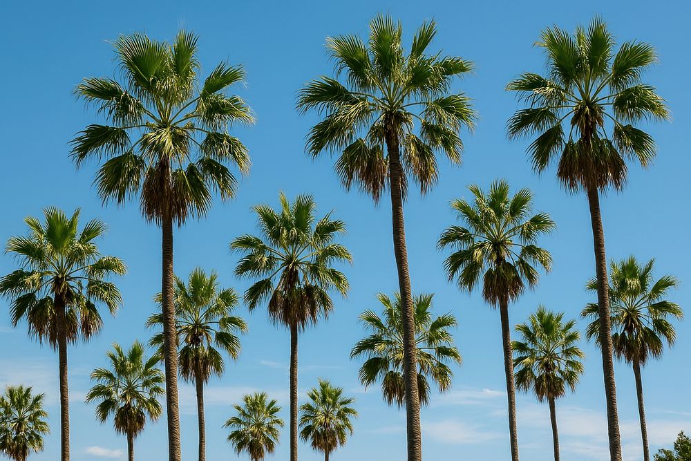 Tropical palm trees under sky | Free Photo - rawpixel