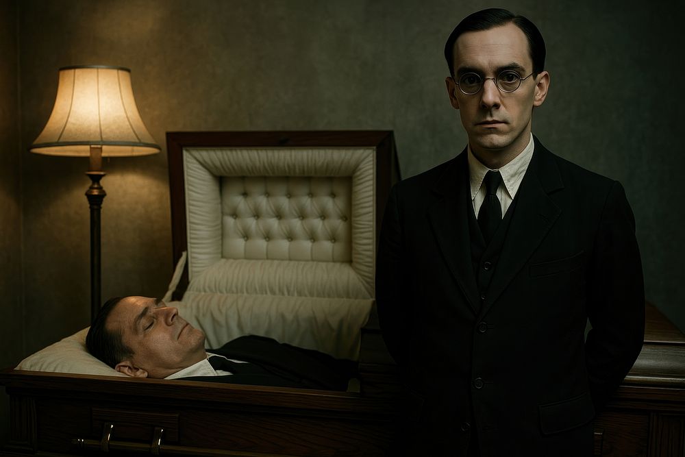 Somber funeral scene depicted | Free Photo - rawpixel