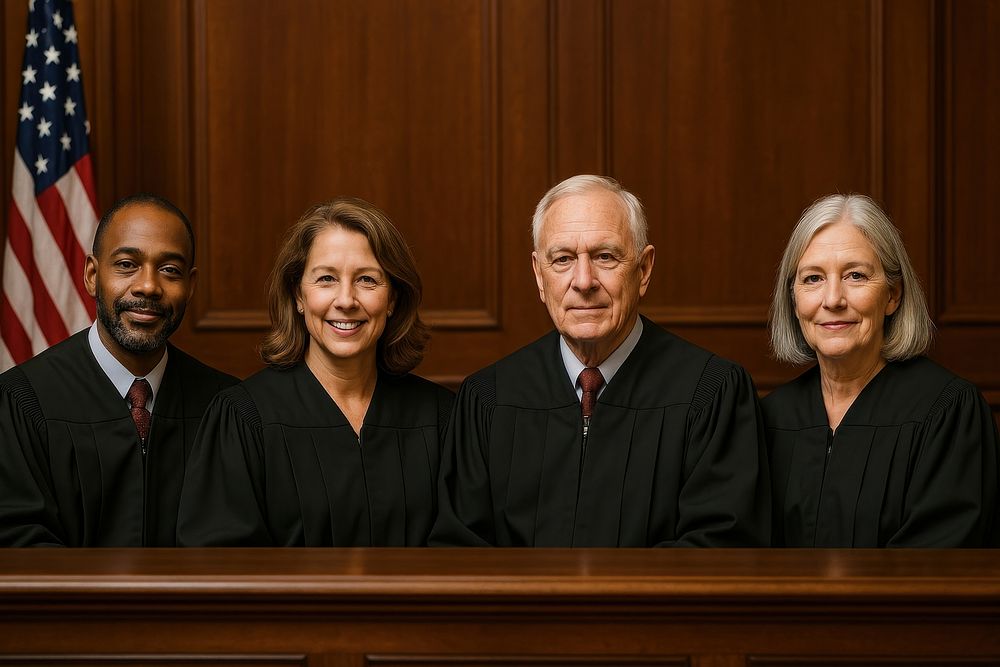 Judges in courtroom setting | Free Photo - rawpixel