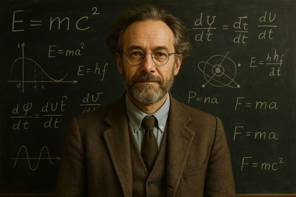 Professor in front of chalkboard | Free Photo - rawpixel