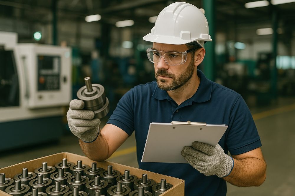Engineer inspecting mechanical parts. | Free Photo - rawpixel