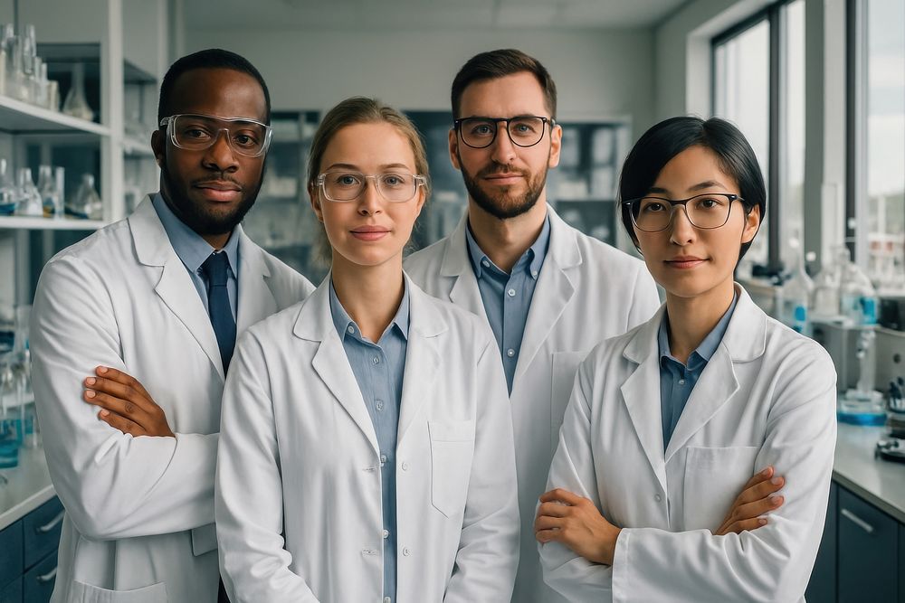 Diverse scientists in laboratory. | Free Photo - rawpixel