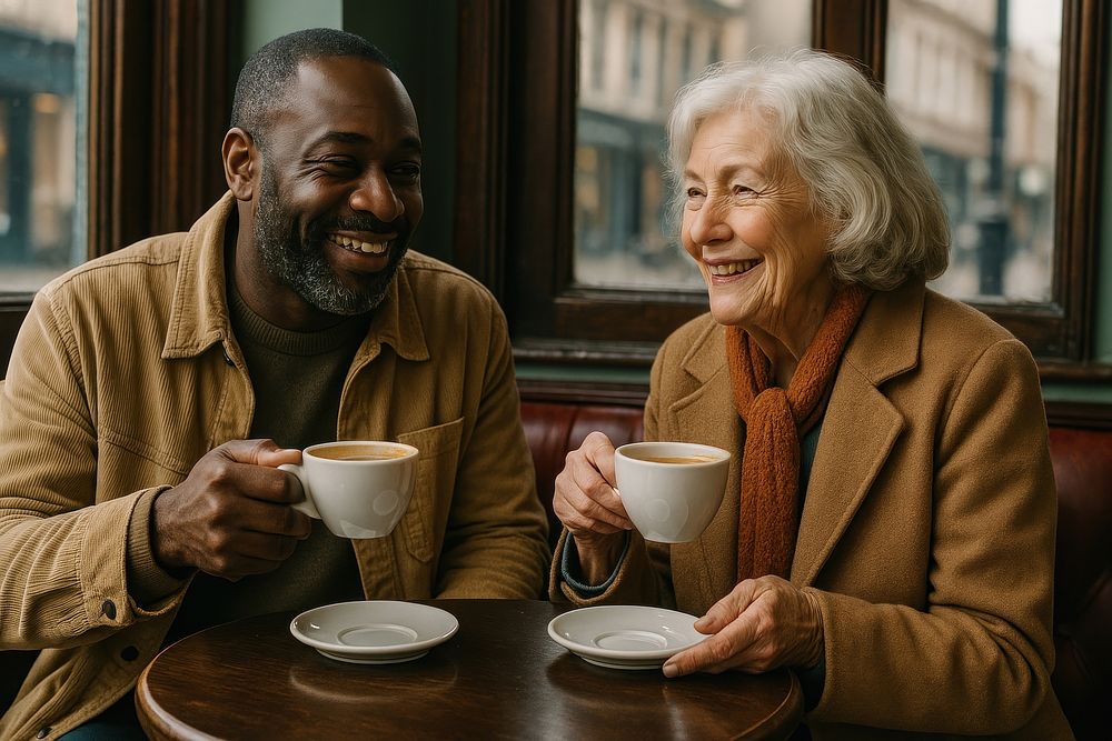 Joyful conversation over coffee | Free Photo - rawpixel