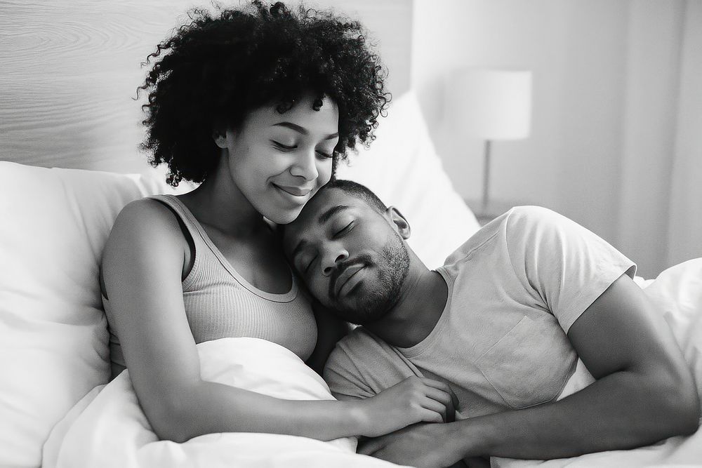 Peaceful couple embracing lovingly | Free Photo - rawpixel