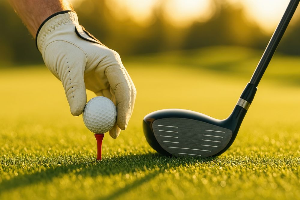 Golf tee setup on course | Free Photo - rawpixel