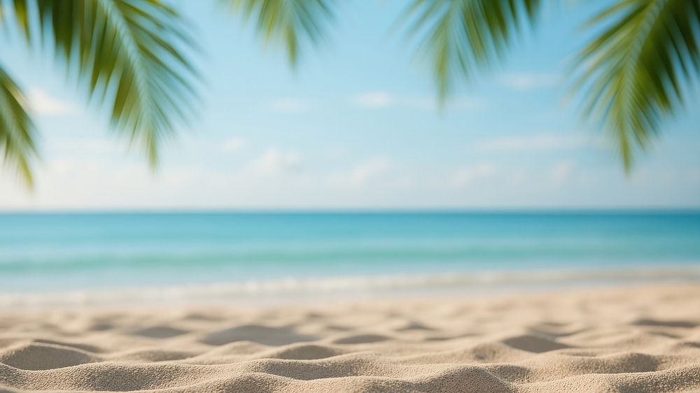 Tropical paradise beach scene | Free Photo - rawpixel