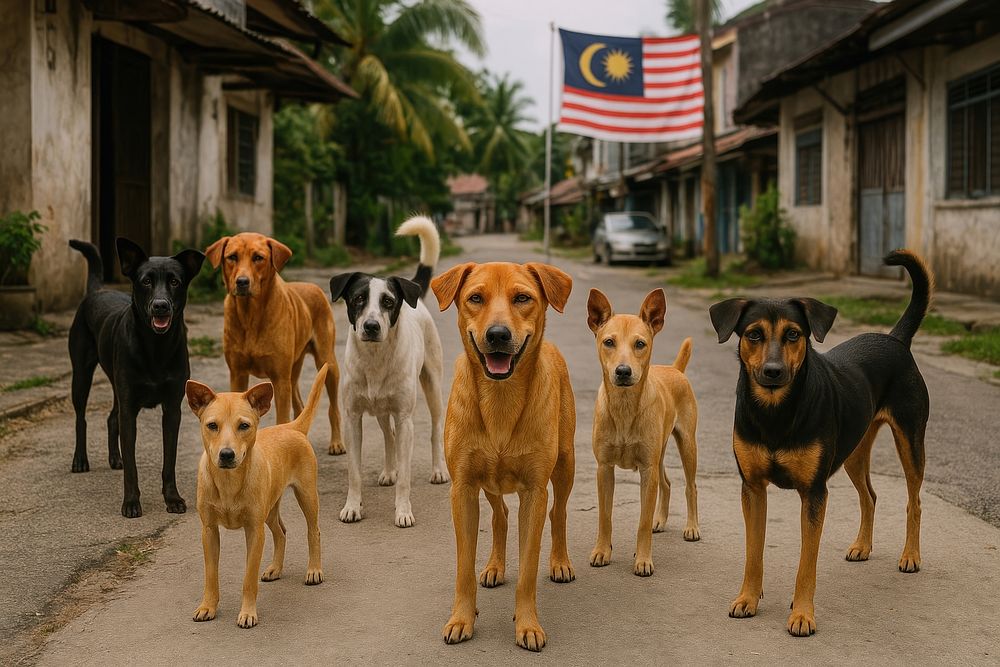 Diverse dogs on Malaysian street. | Free Photo - rawpixel