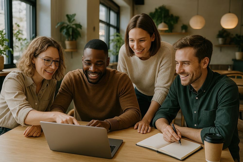 Team collaboration at work. | Free Photo - rawpixel