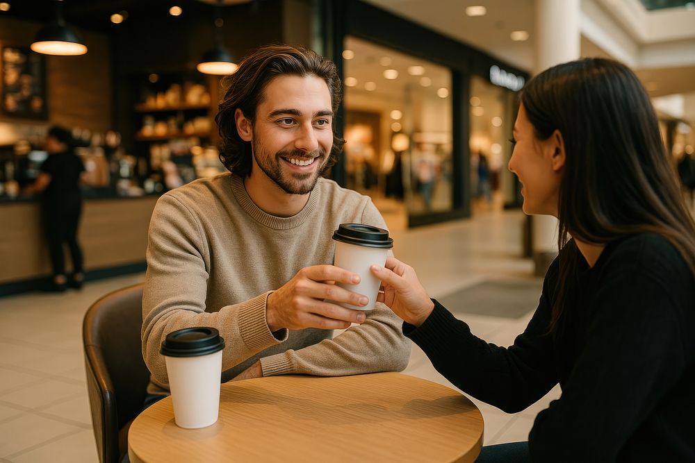 Friendly coffee shop conversation | Free Photo - rawpixel