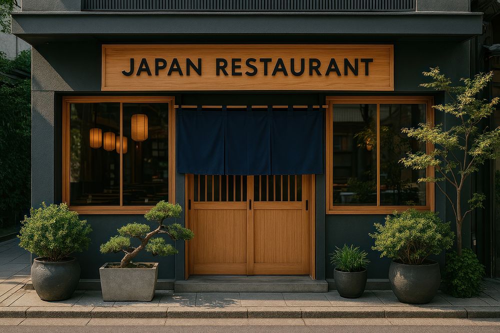 Traditional Japanese restaurant facade. | Free Photo - rawpixel