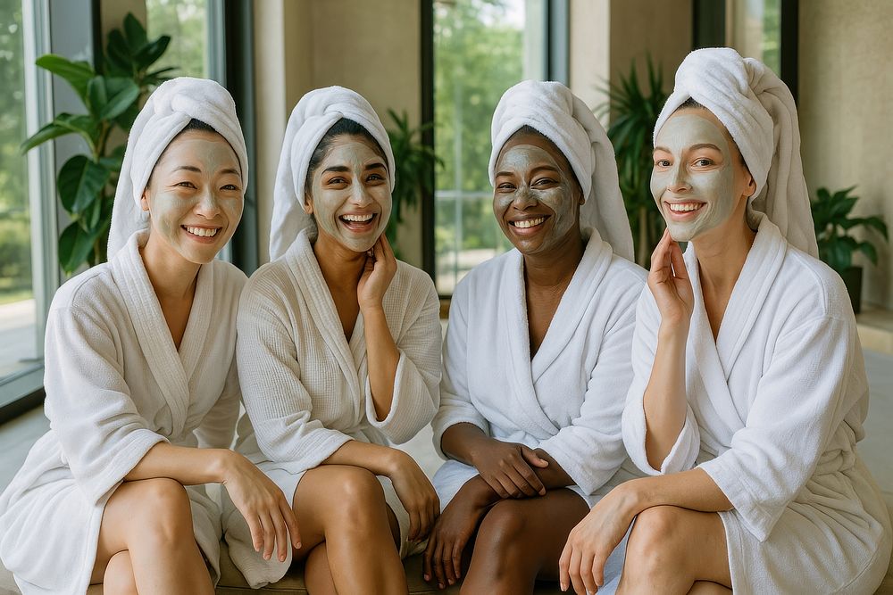 Relaxing spa day together. | Free Photo - rawpixel