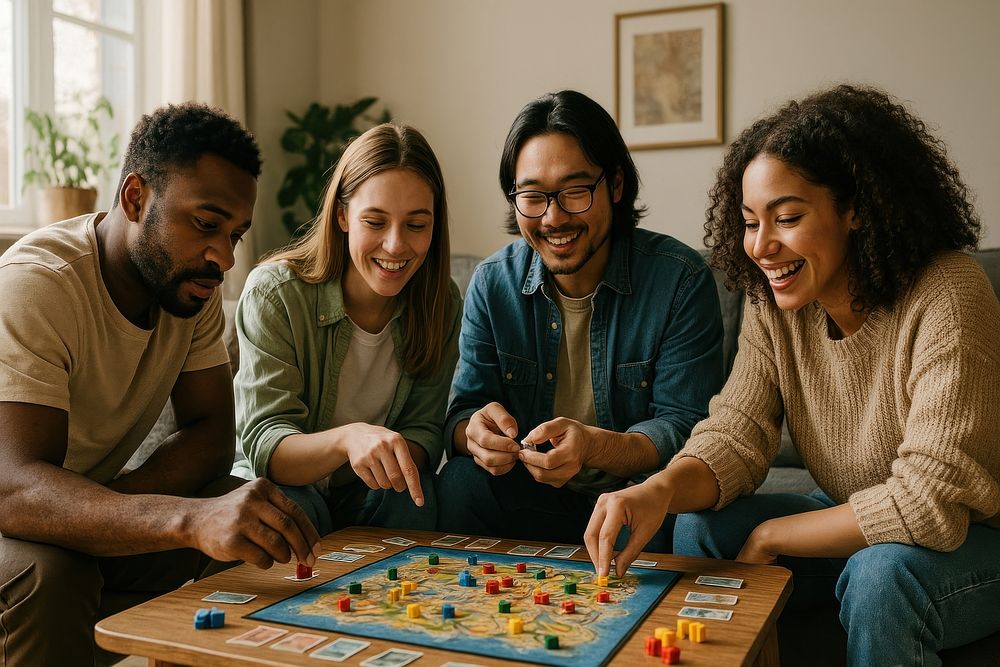 Friends enjoying board game together | Free Photo - rawpixel
