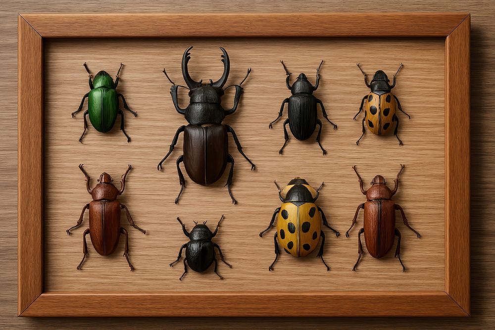 Colorful beetles display collection. | Free Photo - rawpixel