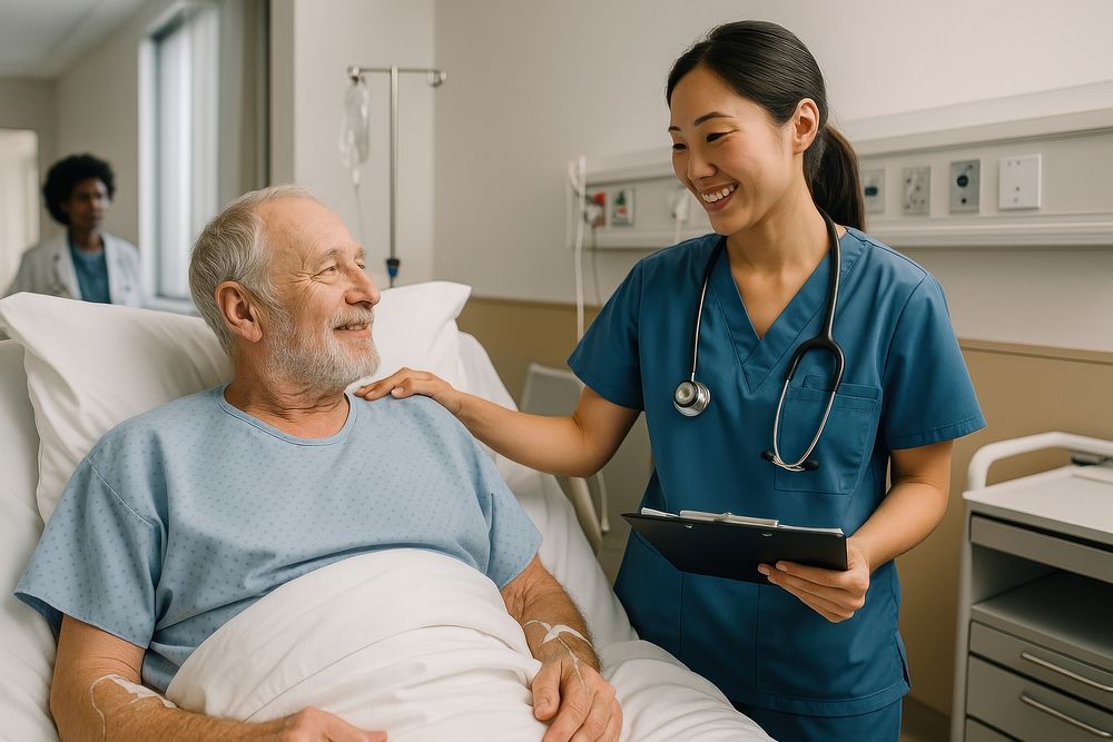 Nurse caring for elderly patient. | Free Photo - rawpixel