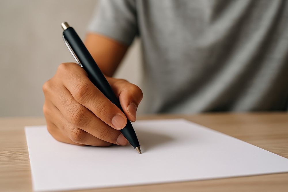 Hand writing on paper | Free Photo - rawpixel