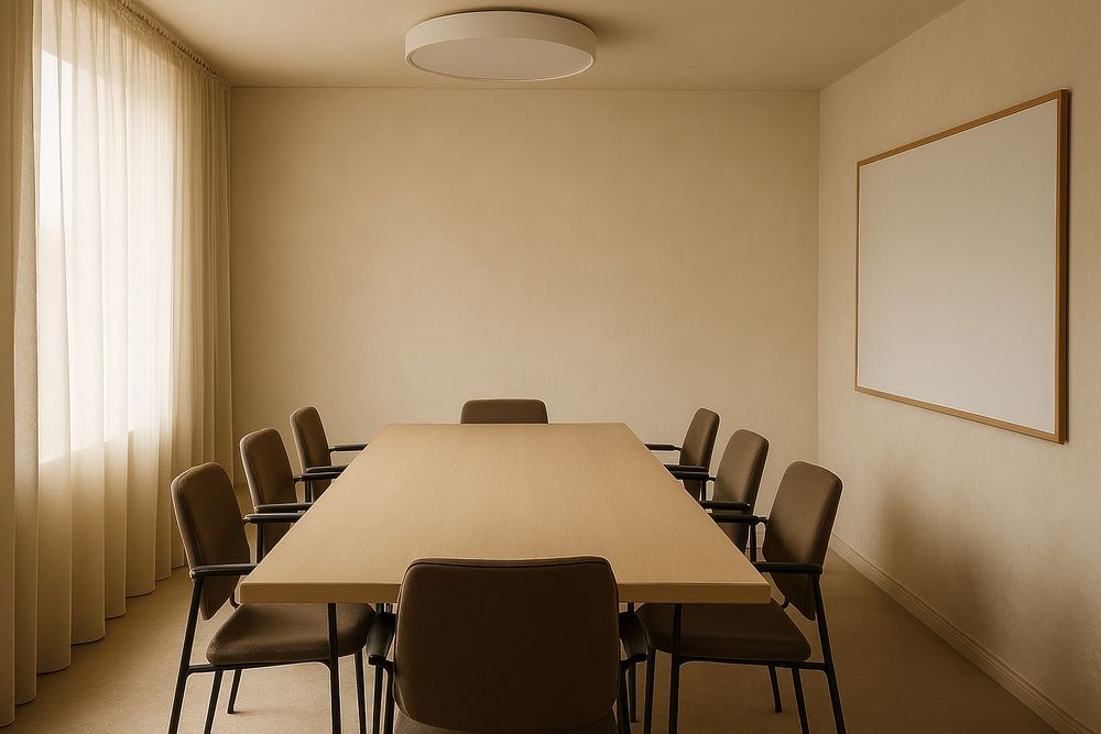Minimalist conference room design. | Free Photo - rawpixel