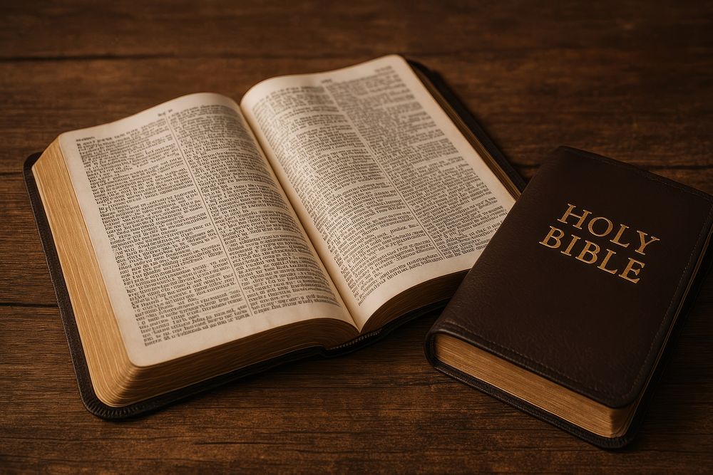 Open Bible on table | Free Photo - rawpixel