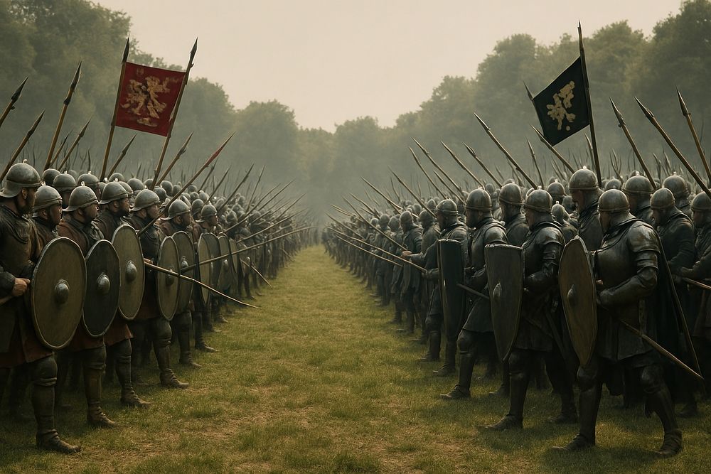 Medieval soldiers ready battle. | Free Photo - rawpixel