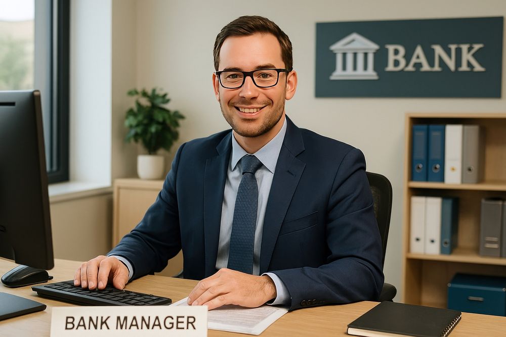 Professional bank manager office | Free Photo - rawpixel