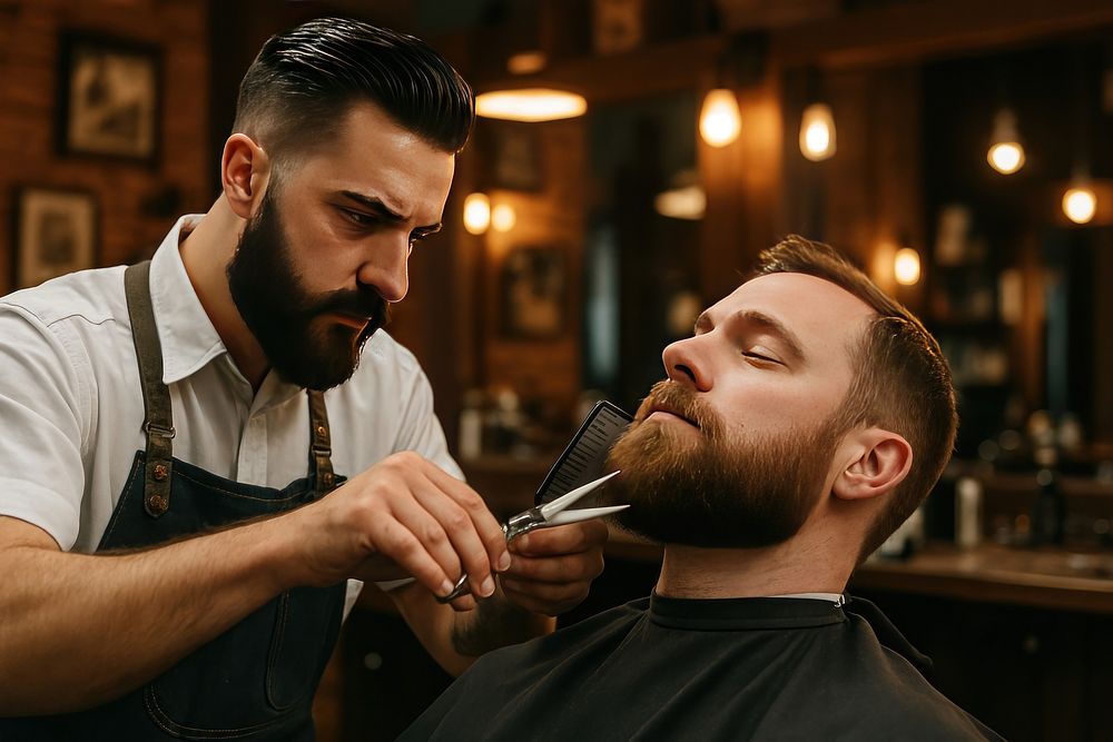 Barber grooming beard style | Free Photo - rawpixel