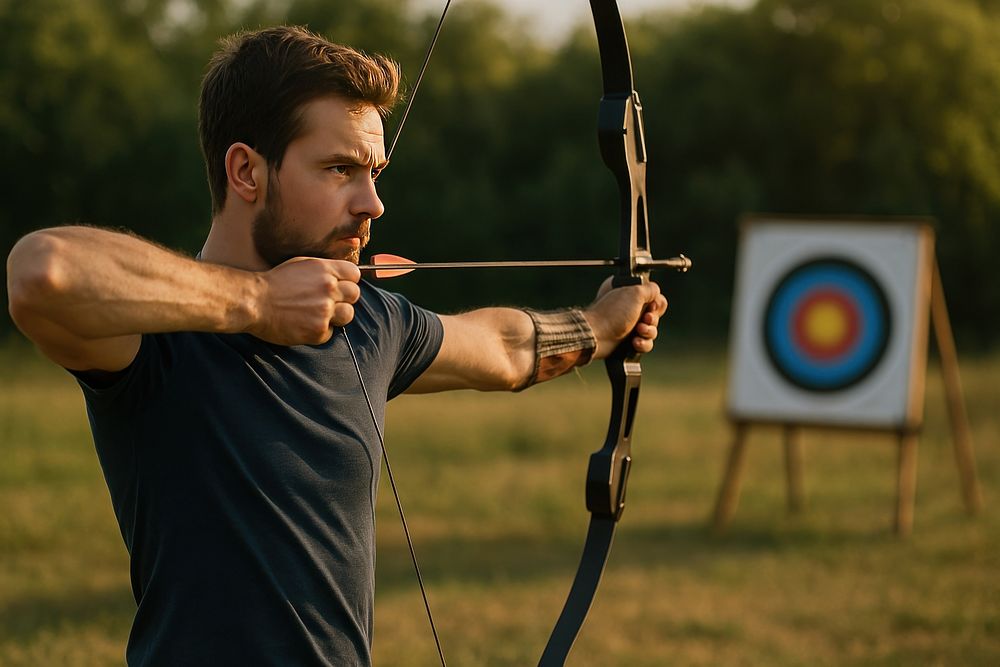 Focused archer targets precision | Free Photo - rawpixel