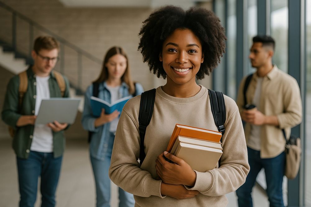 Diverse students studying together happily. | Free Photo - rawpixel