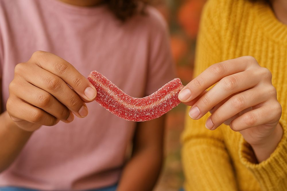Colorful candy hands sharing | Free Photo - rawpixel