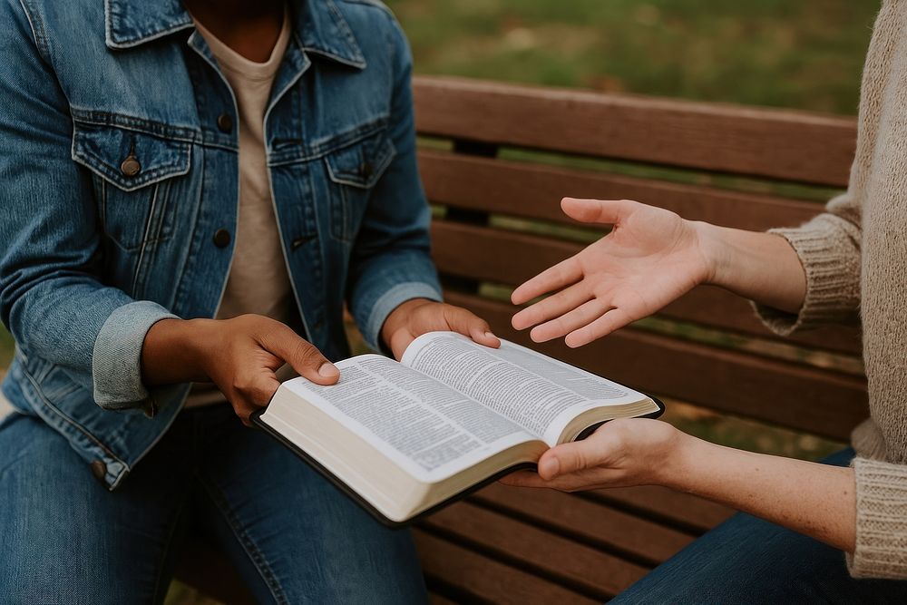 Sharing wisdom through open book. | Free Photo - rawpixel