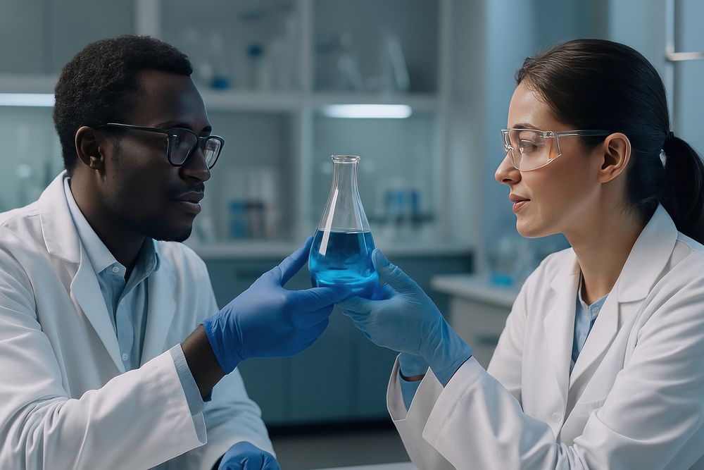 Scientists collaborating in laboratory | Free Photo - rawpixel