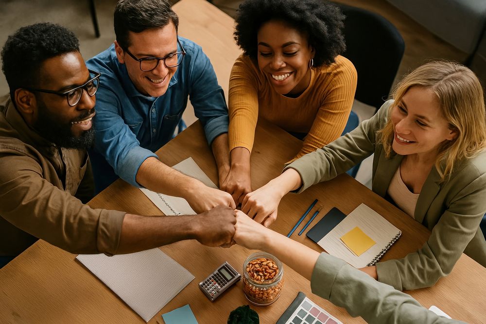 Diverse team collaboration success | Free Photo - rawpixel