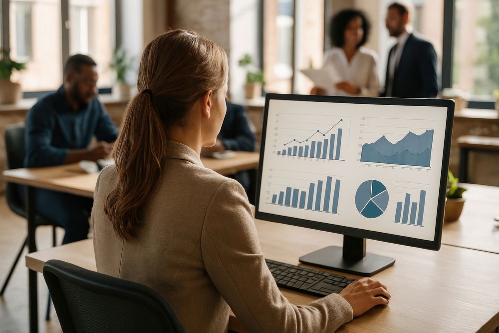 Business analytics office productivity teamwork | Free Photo - rawpixel