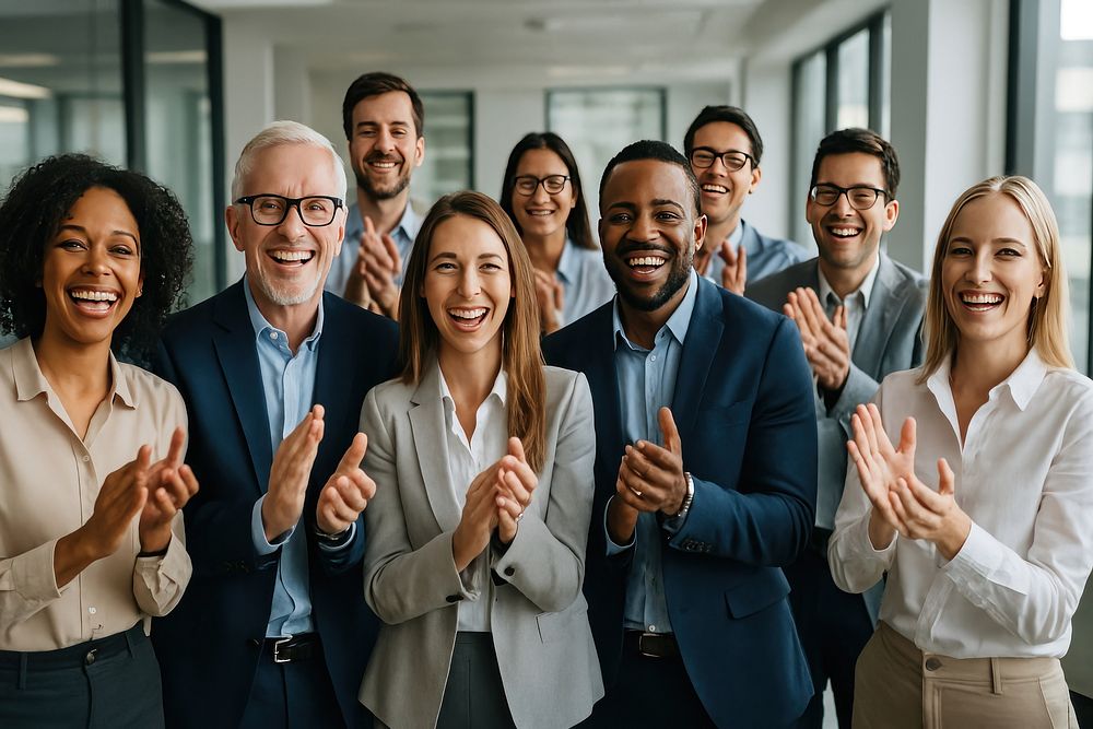 Diverse team celebrating success | Free Photo - rawpixel