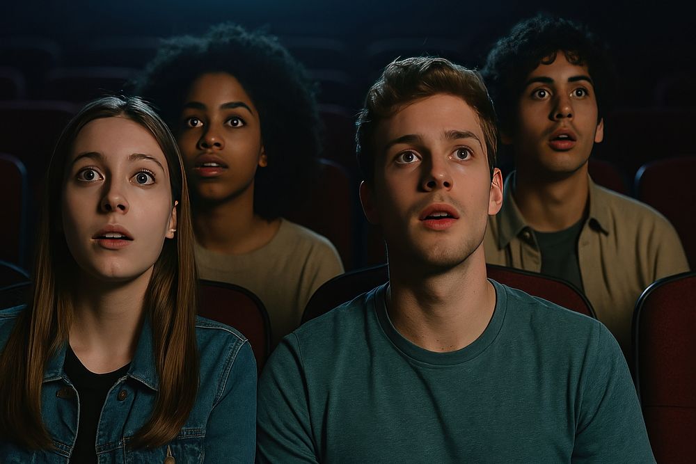 Captivated audience watching movie | Free Photo - rawpixel