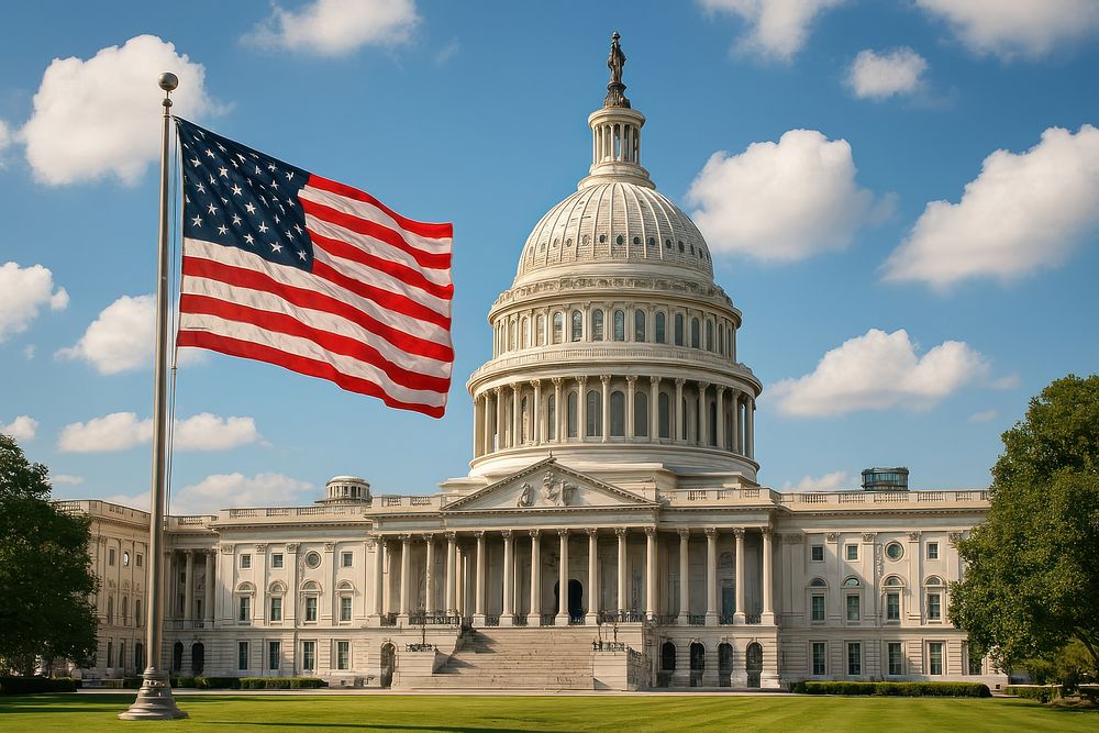 Iconic American government building | Free Photo - rawpixel