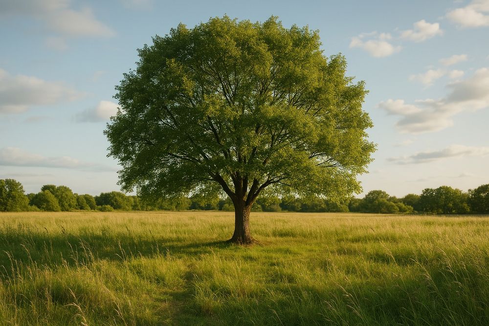 Serene tree in open field. | Free Photo - rawpixel