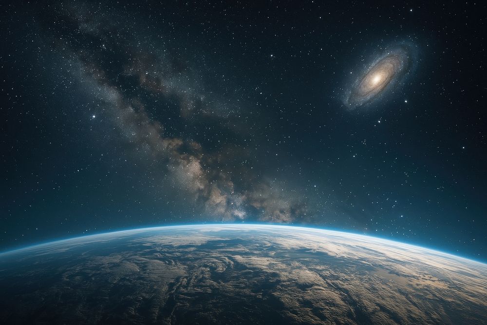 Cosmic view galaxy space scene | Free Photo - rawpixel