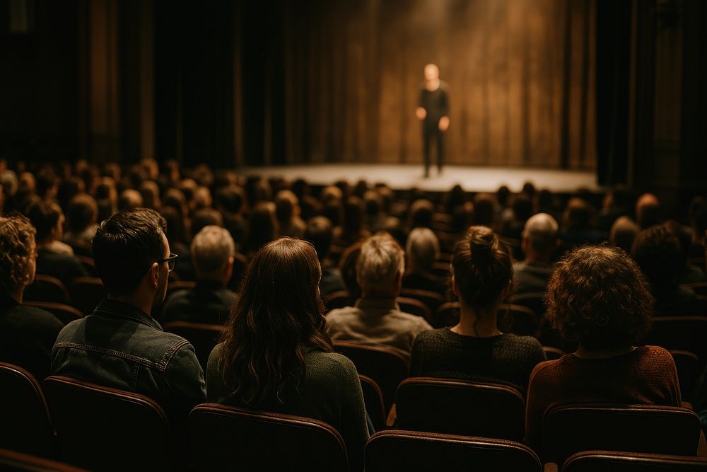 Audience captivated by stage performance. | Free Photo - rawpixel