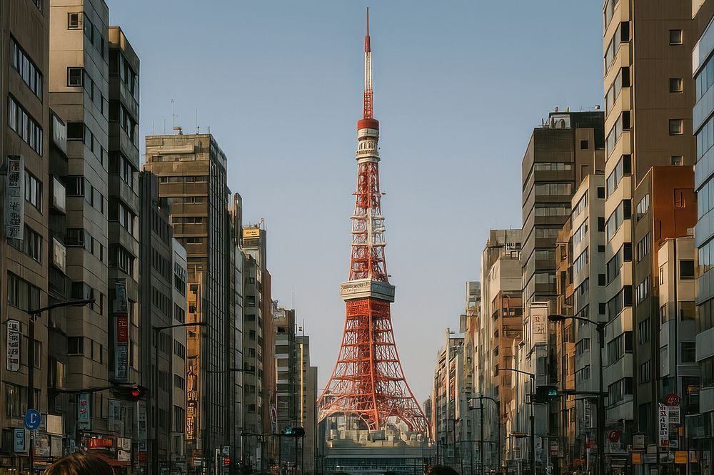 Iconic Tokyo skyline urban landscape. | Free Photo - rawpixel