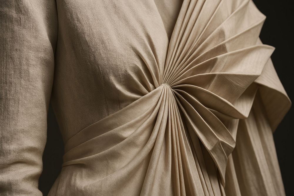 Elegant pleated fabric design | Free Photo - rawpixel