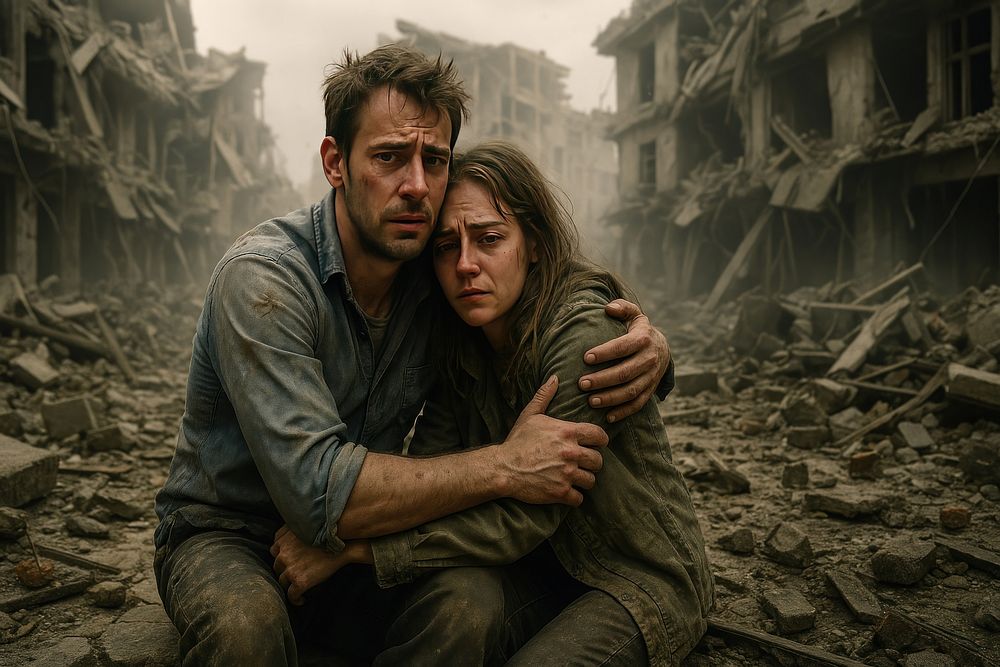 Emotional devastation in warzone. | Free Photo - rawpixel