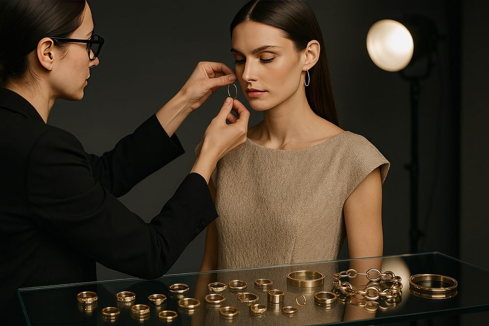 Elegant jewelry fitting session | Free Photo - rawpixel