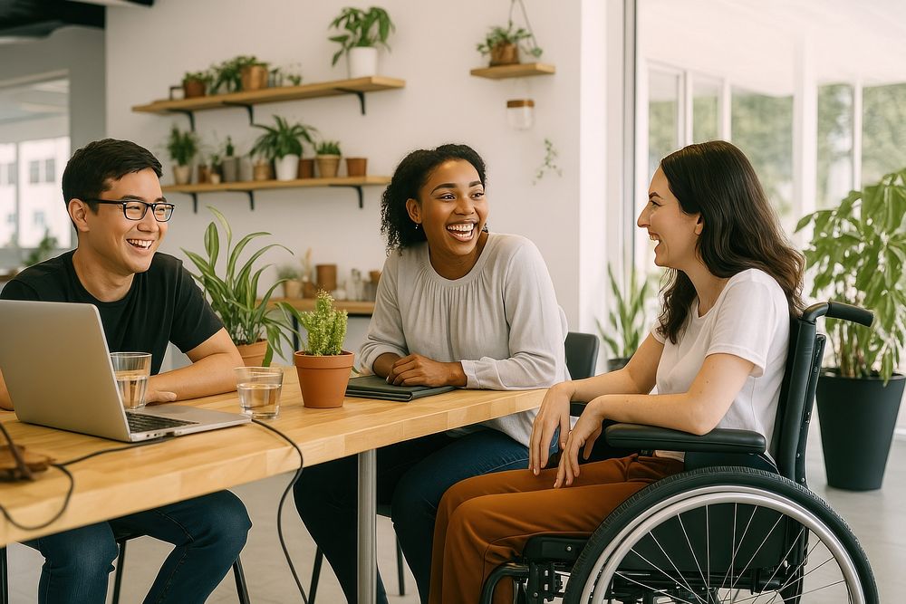 Inclusive workplace diverse collaboration | Free Photo - rawpixel